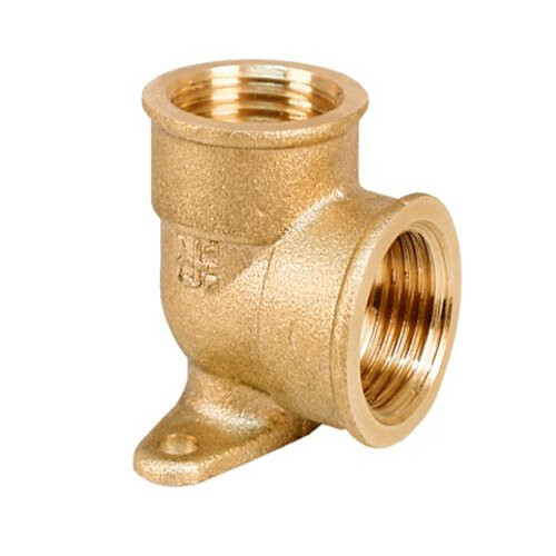 Wall Mounted 1/2" Brass Pipe Elbow on OnBuy