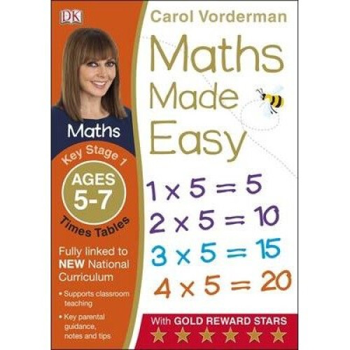 Maths Made Easy Times Tables Ages 5-7 Key Stage 1 on OnBuy
