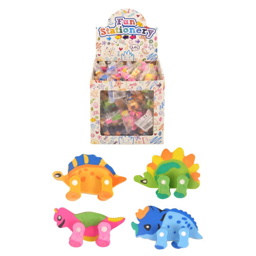 72 Dinosaur Erasers on OnBuy