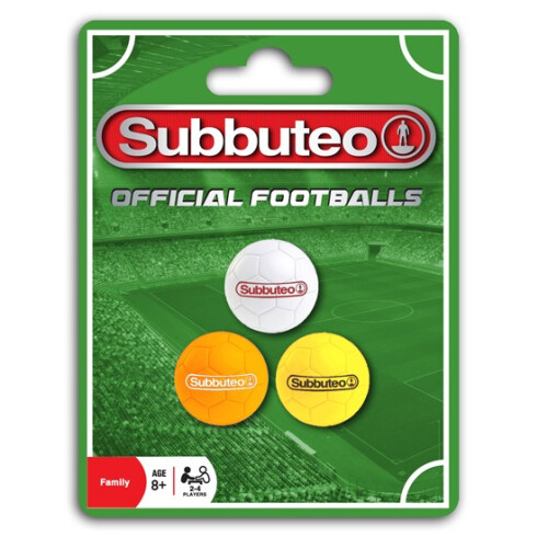 Subbuteo White, Orange and Yellow Balls Set on OnBuy