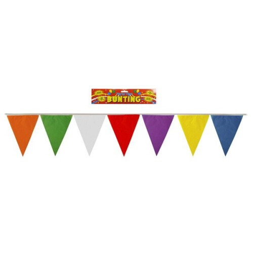 Multicoloured Bunting 7m | Rainbow Bunting on OnBuy