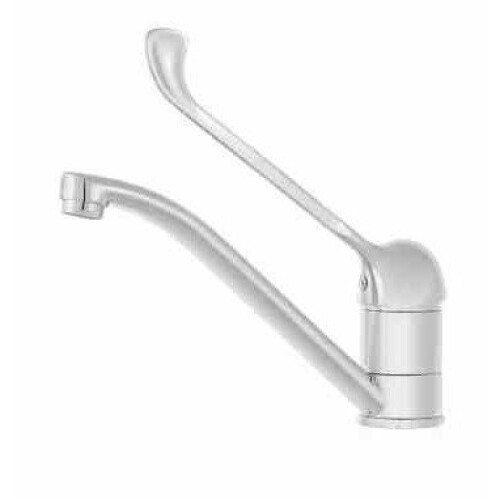 Kitchen Mixer Tap with Extended Easy Lever and Swivel Spout, Disabled ...