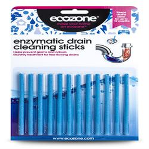Ecozone Enzymatic Drain Cleaning Sticks 12 Pack on OnBuy