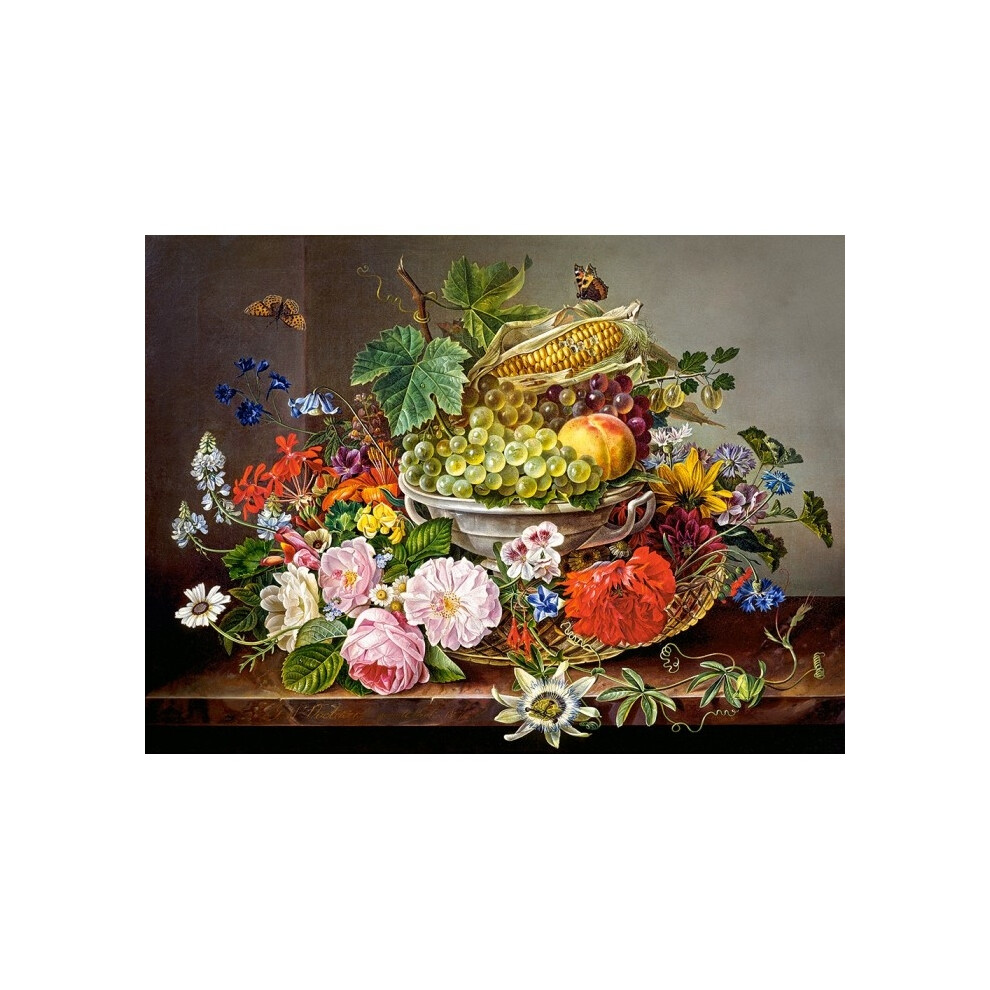 Puzzle Castorland Bodeg n con flores y cesta de frutas 2000 piezas on OnBuy