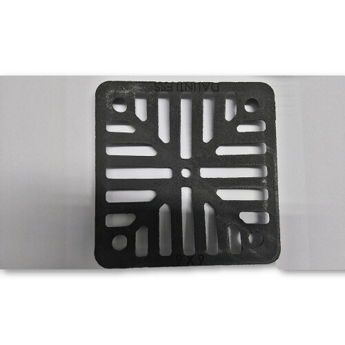 6" x 6" 152mm x 152mm 9mm thick Square Cast Iron Gully Grid / Grate ...