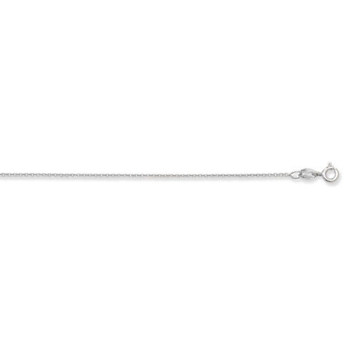 (18 Inch) Sterling Silver Fine Rolo Chain Necklace - 1mm Thick ...