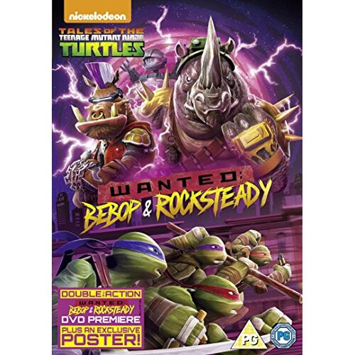 TMNT Teenage Mutant Ninja Turtles - Wanted Bebop And Rocksteady DVD ...