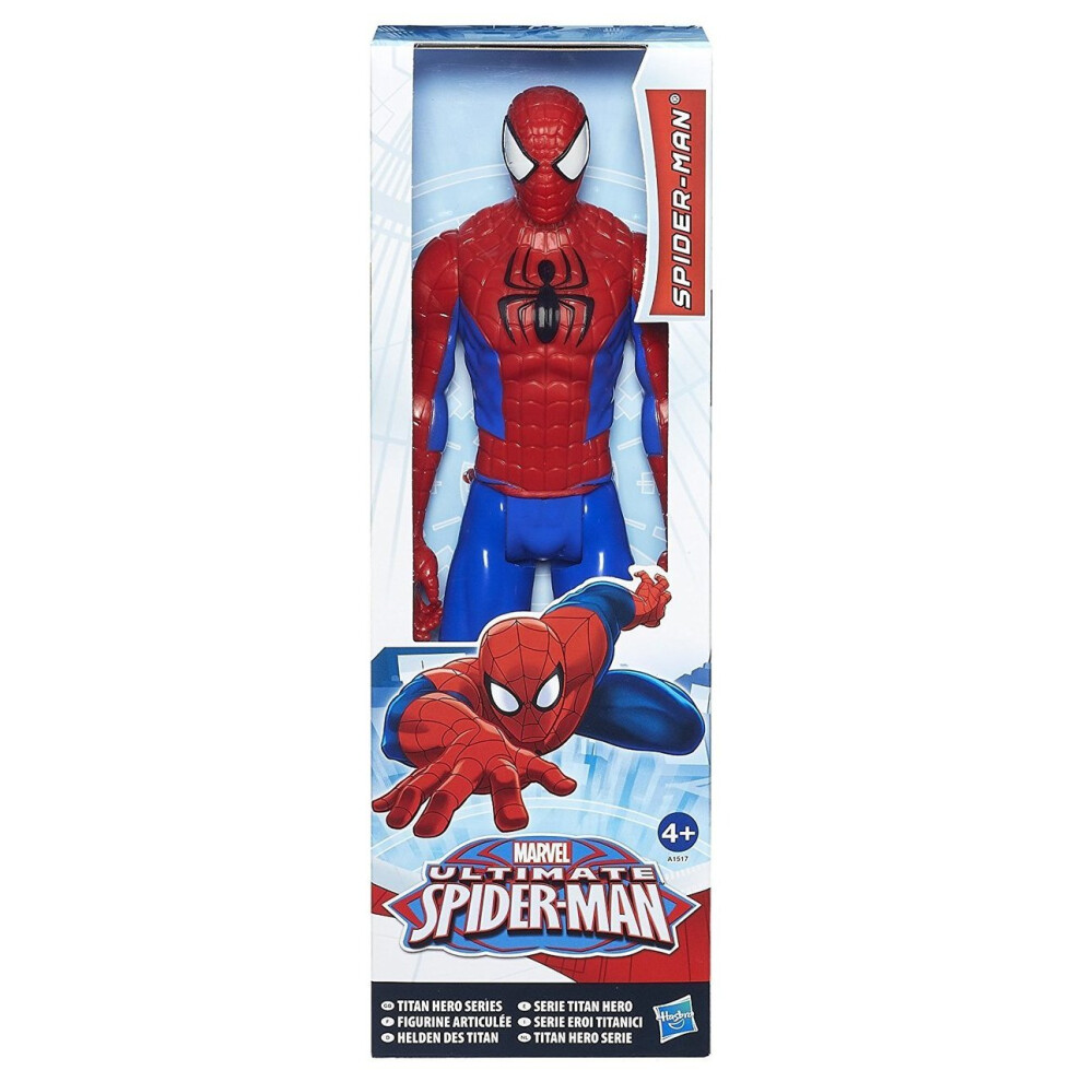 Marvel Ultimate Spider Man Titan Hero Series Spider-Man Action Figure ...