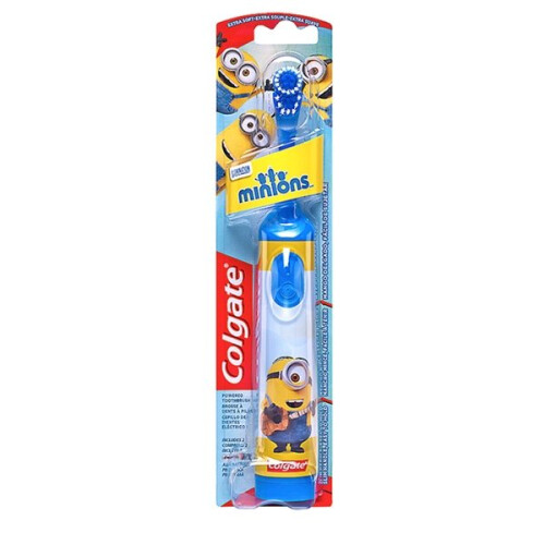Colgate Kids Minions Extra Soft Battery Powered Toothbrush | Yellow on ...