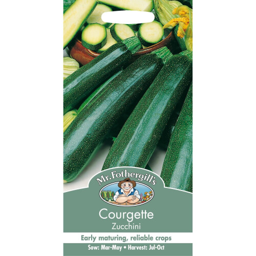 Mr Fothergills - Pictorial Packet - Vegetable - Courgette Zucchini - 20 Seeds on OnBuy