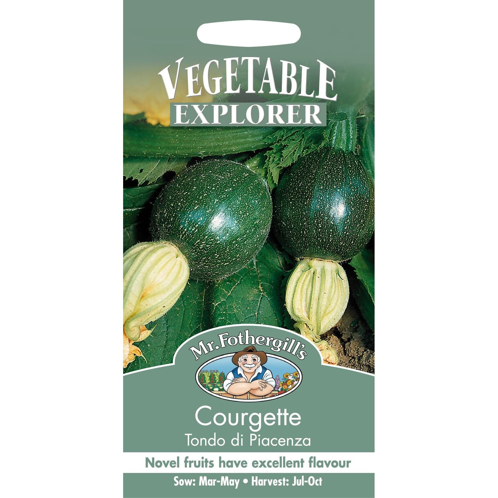 Mr Fothergills - Pictorial Packet - Vegetable - Courgette Tondo di ...