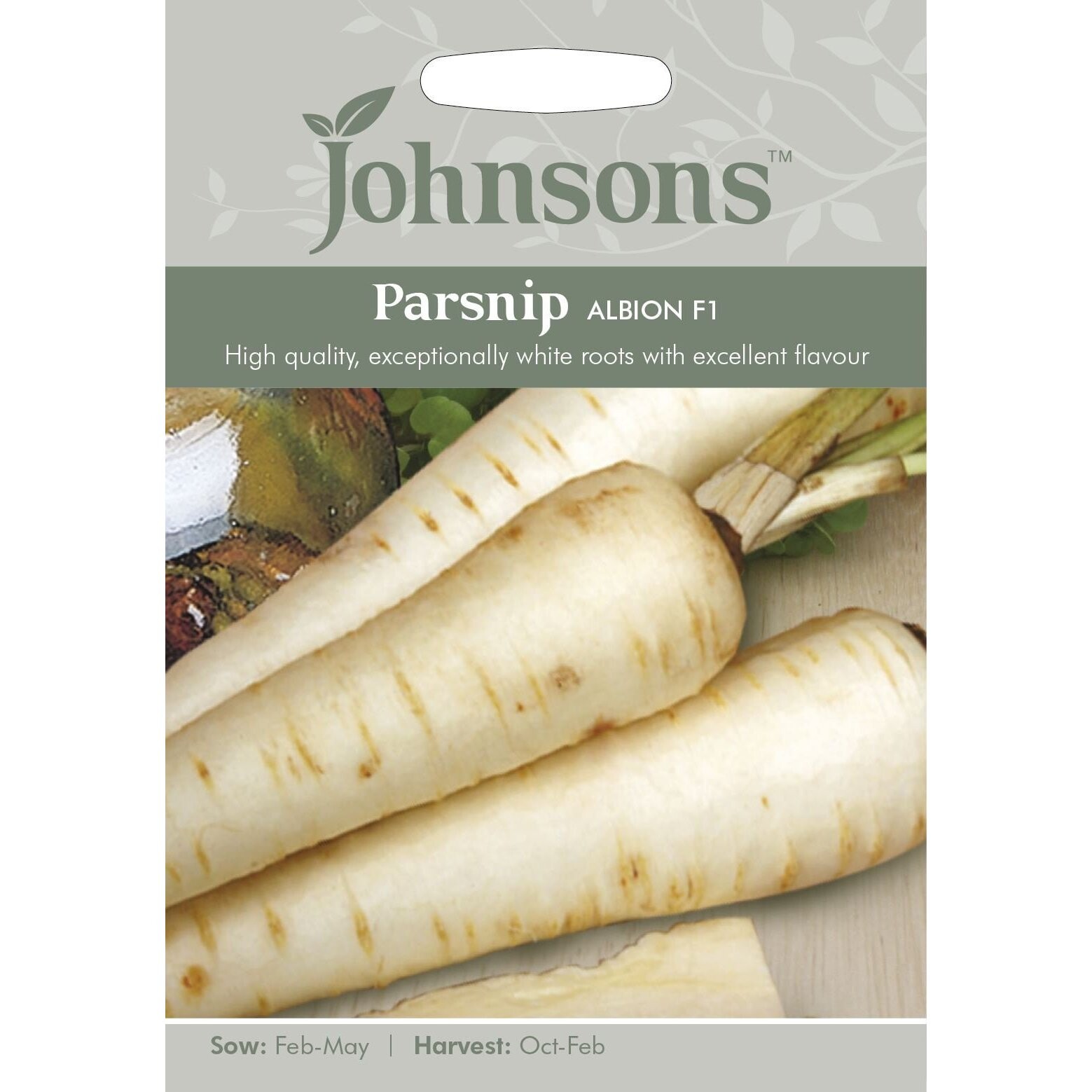 Johnsons Seeds - Pictorial Pack - Vegetable - Parsnip Albion F1 - 200 ...