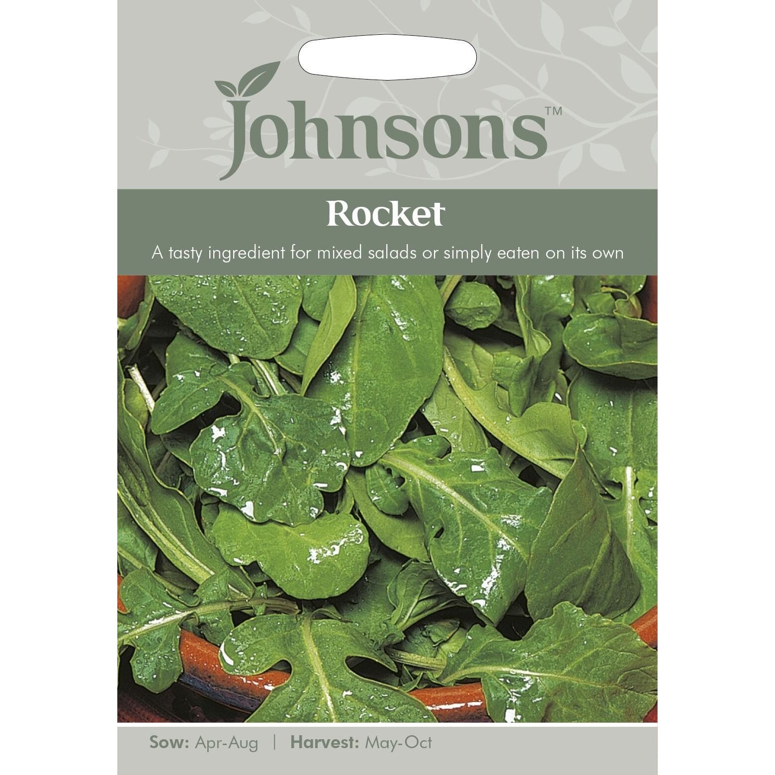 Johnsons Seeds - Pictorial Pack - Vegetable - Rocket - 1000 Seeds on OnBuy