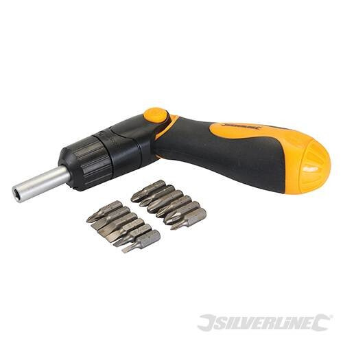 Silverline Multi-bit Ratchet Screwdriver 3-way on OnBuy