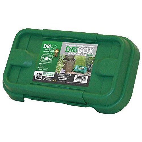 DRiBOX FL-1859-200G IP55 Small Weatherproof Electrical Box - Green on OnBuy