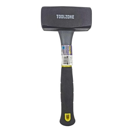 Toolzone 2kg Fibre Handle Lump Hammer - 2kg lump hammer handle club ...