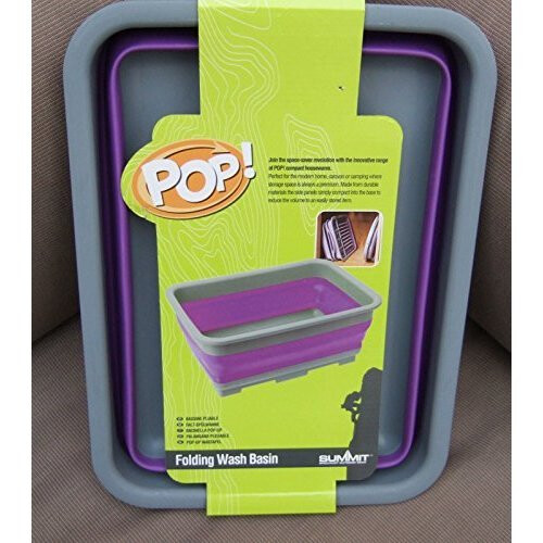 Summit Pop Up Folding Wash Basin Easy To Clean & Store New With Tags ...