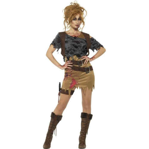 Smiffy's 46848m Deluxe Zombie Huntress Costume (medium) - zombie action ...