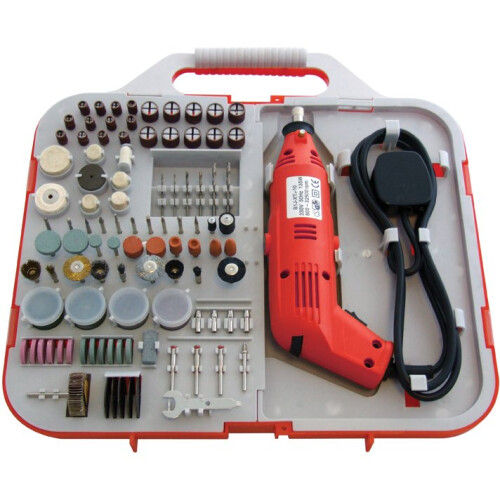162 Piece Mini Drill & Bit Set - mini drill set 162 amtech bit rotary ...