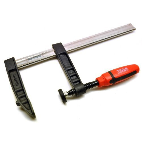 F Clamp / Sliding G Clamp With Soft Grip Handle 300mm x 120mm - clamp f ...