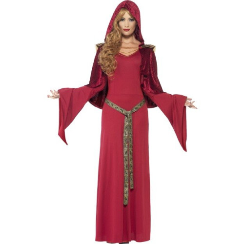 Uk 16-18 Red Ladies High Priestess Costume - costume fancy dress ...