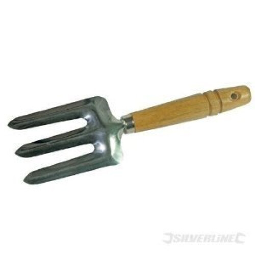270mm Silverline Stainless Steel Hand Fork - 251218 Gardening ...