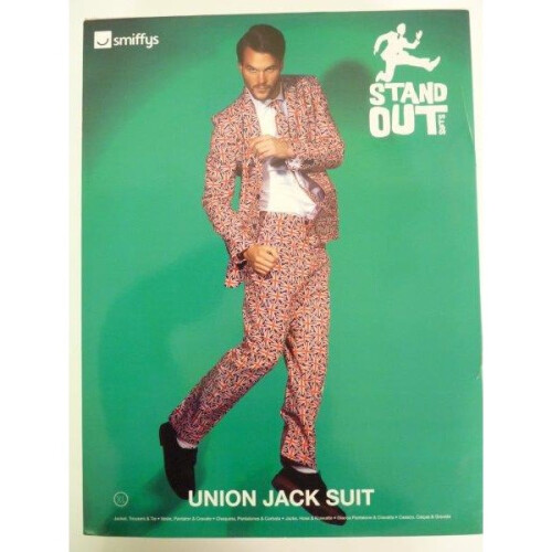 Extra Large Men's Union Jack Suit - mens stand out suit fancy dress ...