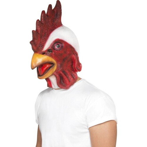 Smiffy's Men's Overhead Chicken Mask - mask chicken fancy dress ...