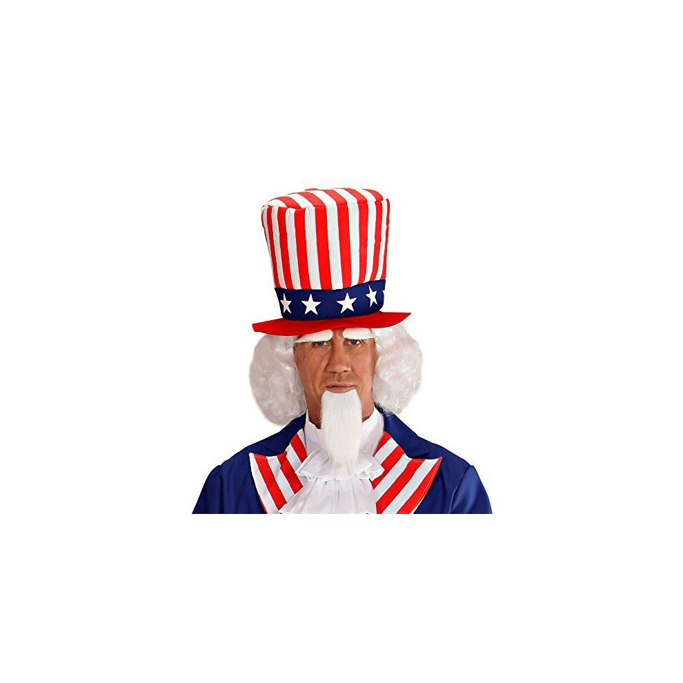 Uncle Sam Wig W/goatee Beard Brow - uncle sam wig beard independence ...