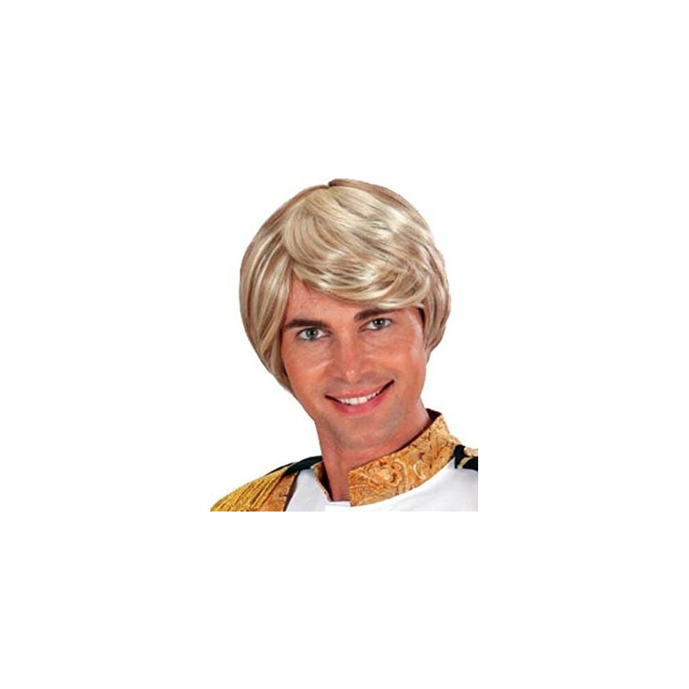 Prince Charming In Box Wig For Fancy Dress Costumes & Outfits Accessory ...