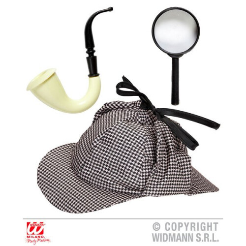 Detective Set (hat Pipe Magnifying Lens) - detective set deerstalker ...