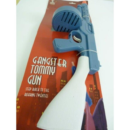 49cm 20's Gangster Tommy Gun - Fancy Dress 20s Accessory 1920s Toy ...
