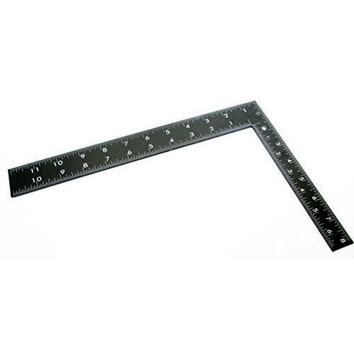 Steel Roofing Framing Square Measure Rafter Rule Pitch 12" x 8" Metric ...