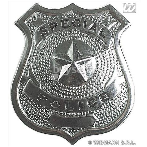 Metal Police Badge Accessory - Unisex Fbi Fancy Dress Costume New ...