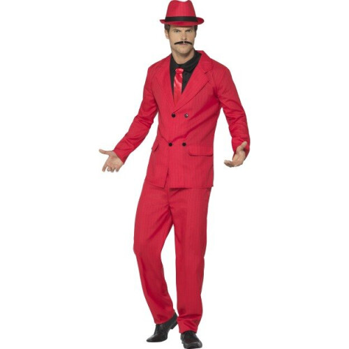 Smiffy's 44891l Zoot Suit (large) - Gangster Mens Mafia Fancy Dress ...