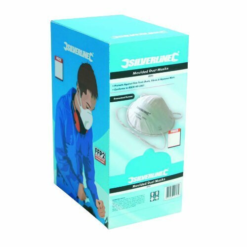 Silverline Moulded Face Mask Ffp1 Nr Display Box 20pk Ffp1 Nr ...
