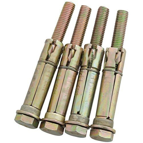 4pc M10 x 100mm Expansion Bolts - Rawl Wall Heavy Duty Close Open Hook ...