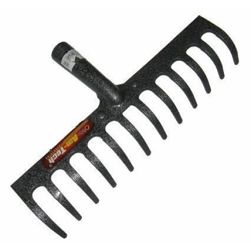 12 Tooth Forged Carbon Steel Rake Head - head rake 12 tooth amtech ...