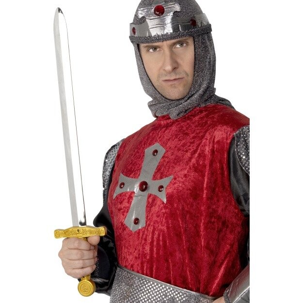 Smiffy's Straight Hilt Sword Knights, 65cm - Knights Fancy Dress ...