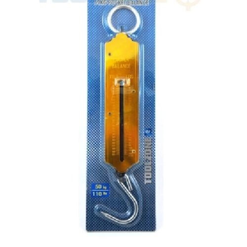 Toolzone Ms066 50kg Fishing Pocket Spring Balance Weighing Scale ...