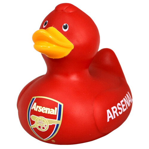 Arsenal F.c. Rubber Duck - Official Football Bath Time Vinyl Fc Red ...