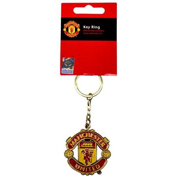 Manchester United Crest Keyring - Football Official Club Car Utd Mufc ...