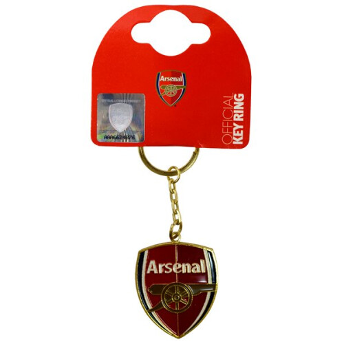 Arsenal F.c. Crest Keyring - Fc Official Football Club Product Free Pp ...