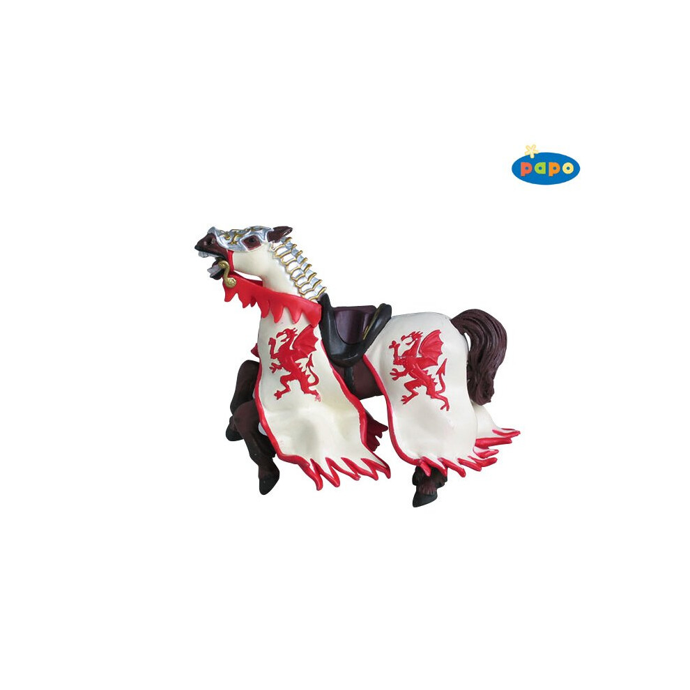 Papo Red Dragon King Horse Figurine - New Brand Knight 39388 - red ...
