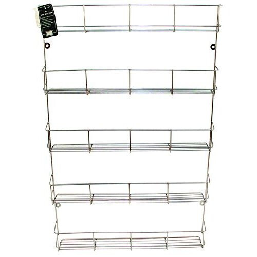 Ashley 5-tier Spice Rack, Silver - Rack Tier Herb Kitchen Storage 5 ...