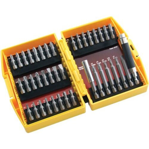 40pc Screwdriver Bit Set - screwdriver bit set phillips slotted square ...