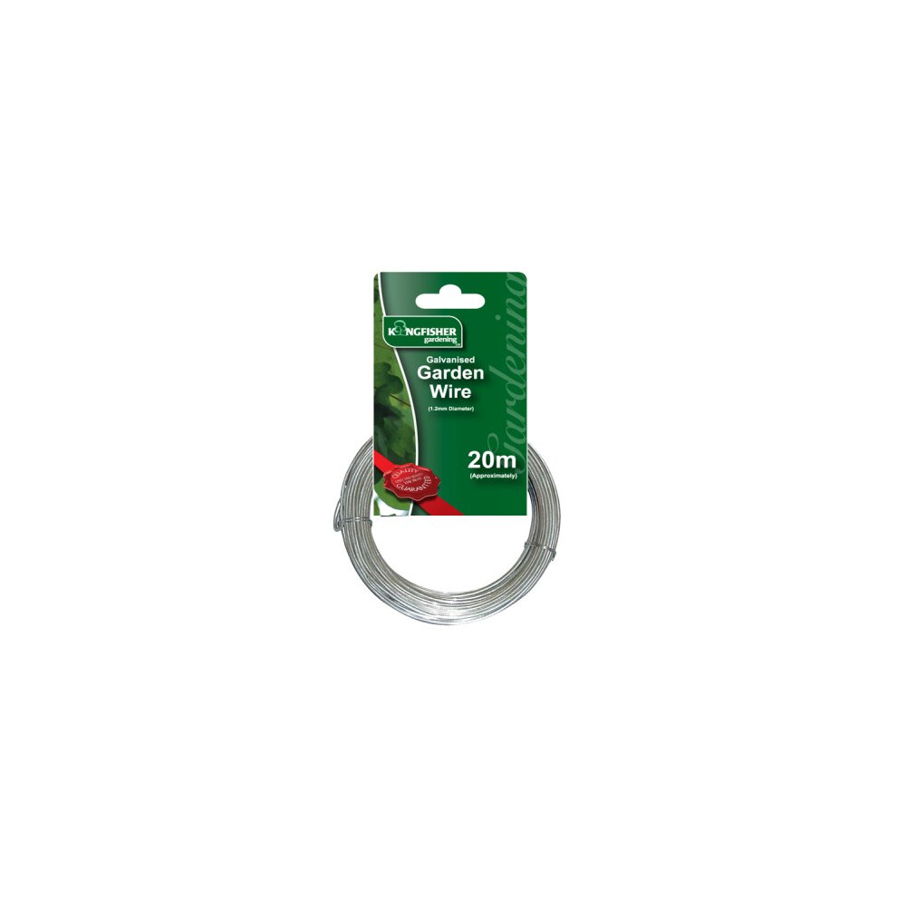 GSW103 1.2mm Galvanised Garden Wire, 20m - Strong, Rust-Proof Tie ...