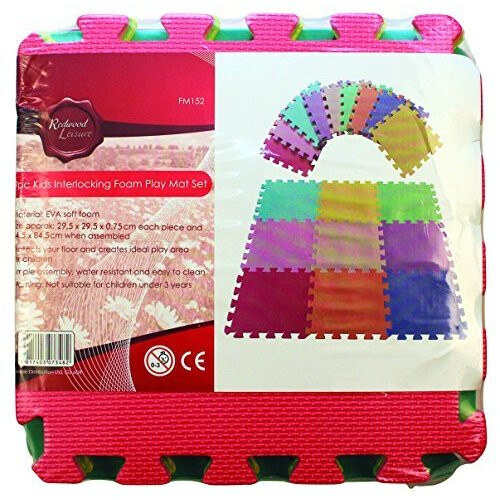 Redwood Bb-fm152 Kids Interlocking Foam Play Mat Set (9-piece) - kids ...