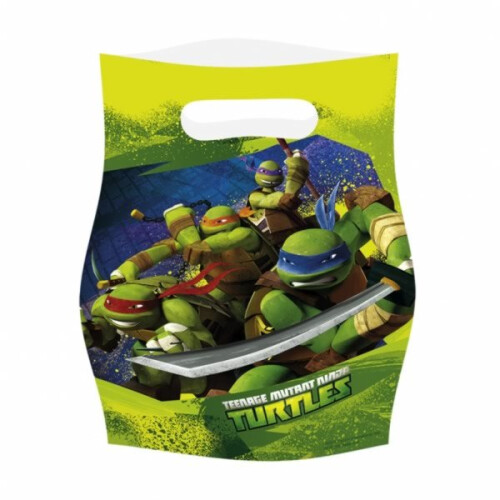Amscan Lootbags - Tmnt - Bags Party Ninja Turtles Teenage Mutant Loot ...