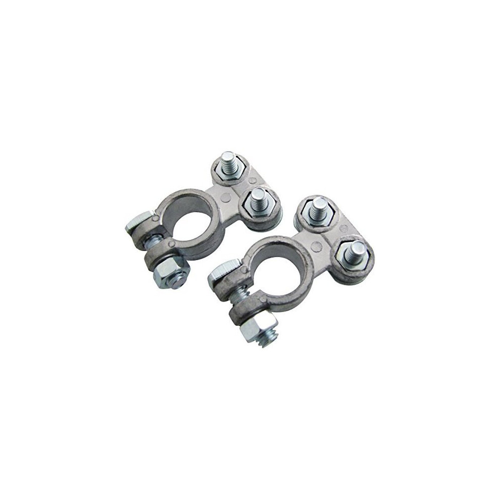 2pc Heavy Duty Battery Clamps - Car Van Terminal Connectors 12v J0250 ...